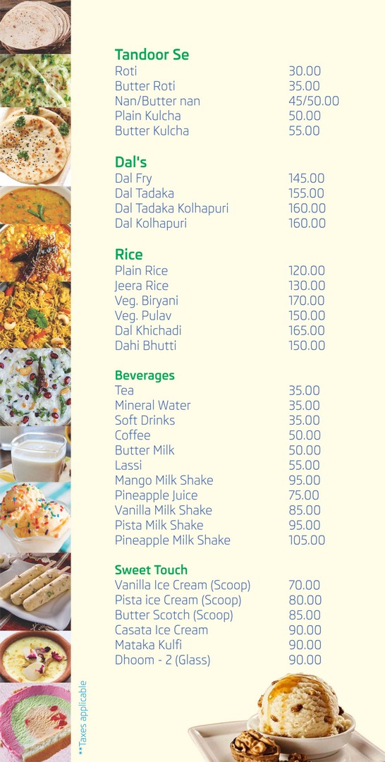 Contactless menu - Hotel International Kolhapur